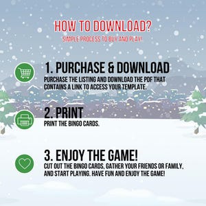 Christmas Bingo, 90 Printable Christmas Bingo Cards, Xmas Family Games ...