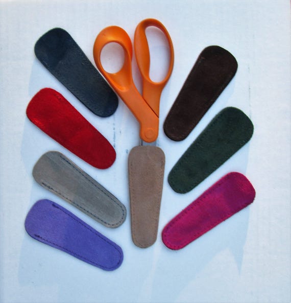 Suede Scissor Covers in 9 Colors | Etsy