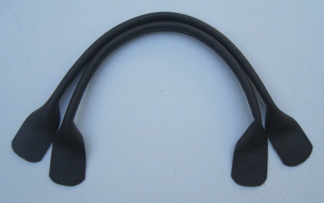 18-inch Black Leather Purse Handles - Etsy