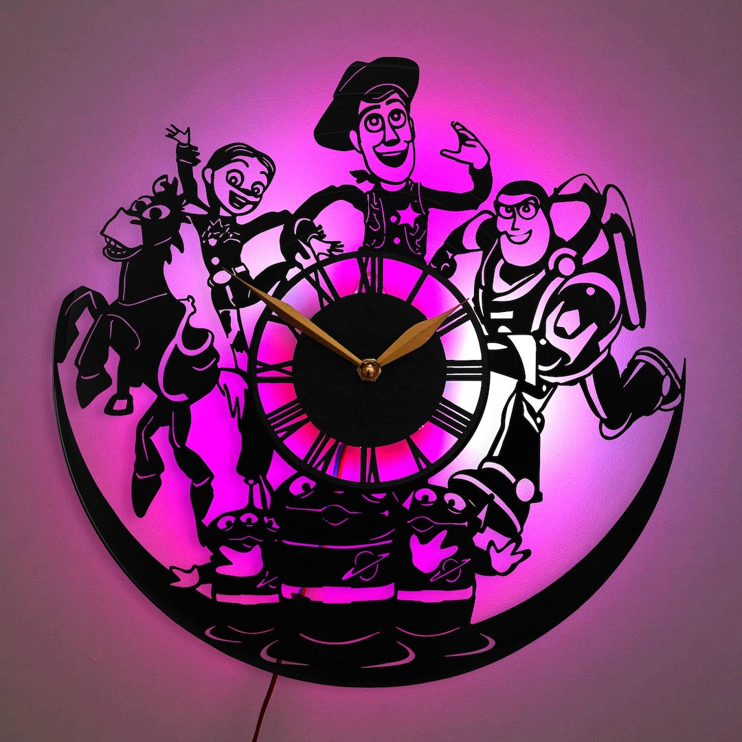Toy Story Clock, Toy Story Gift - Etsy