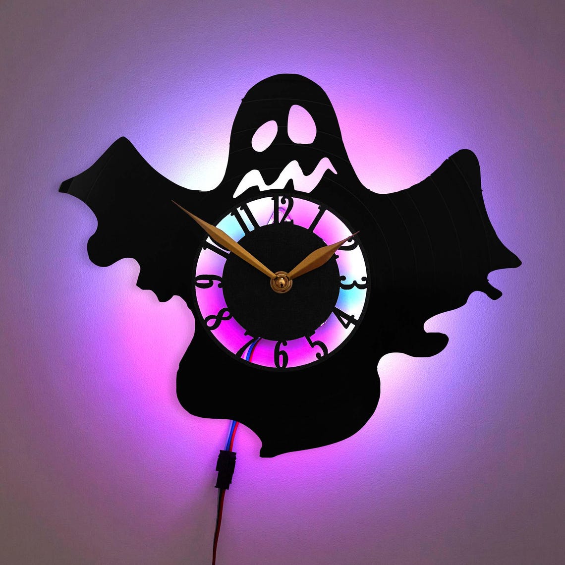 Halloween Clock, Ghost Clock, Halloween Home Decor Clock - Etsy