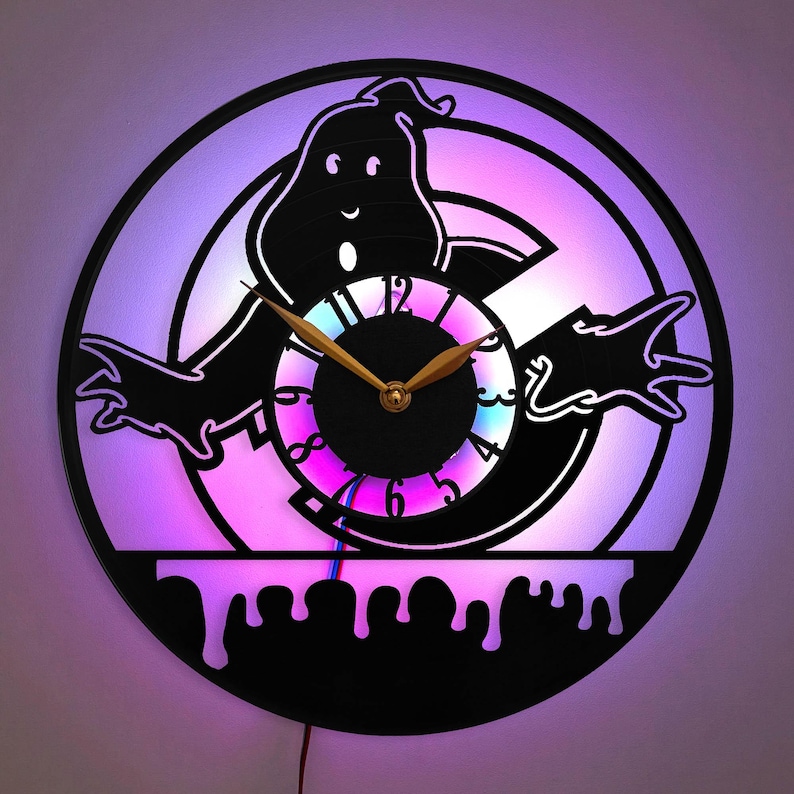 Ghostbuster Clock, Ghostbuster Gift - Etsy