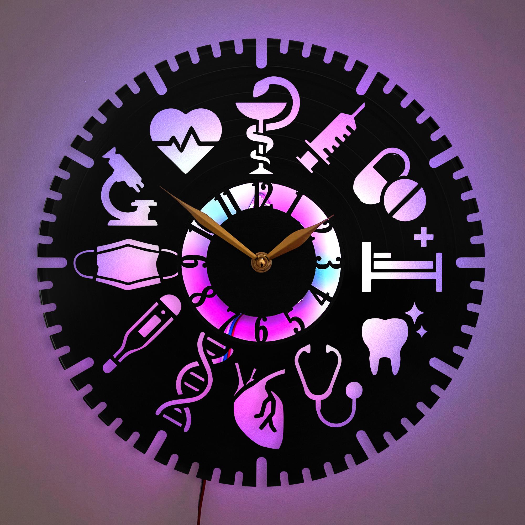 Nurse Office Clock, Nurse Office Decor, Medical Clock, Health Decor ...