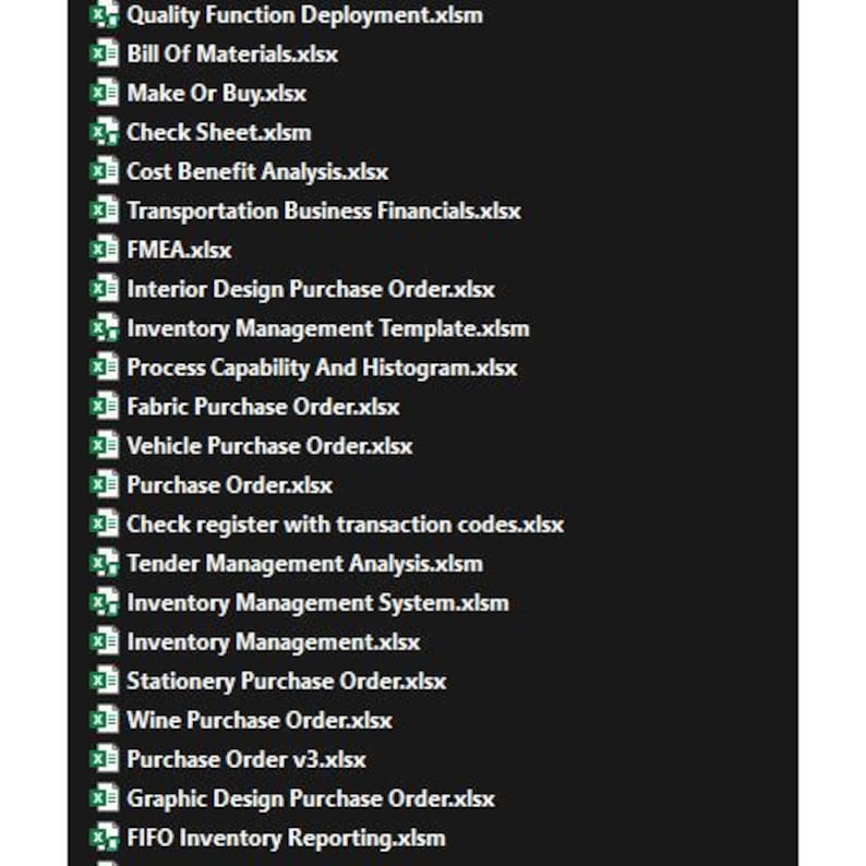 60 Business & Operational Multipurpose Excel Template | Easy Edit - Etsy