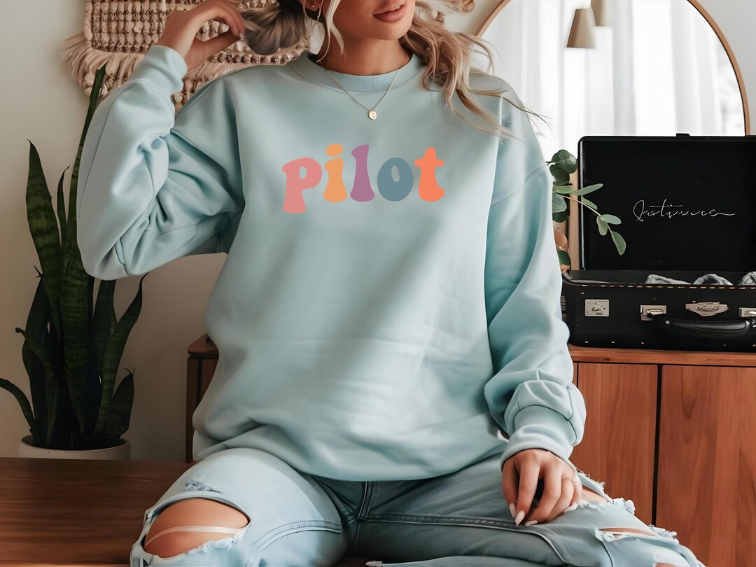 Pilot Sweatshirt,custom Pilot Sweater,pilot Mom Gift,cool Pilot Sweater ...
