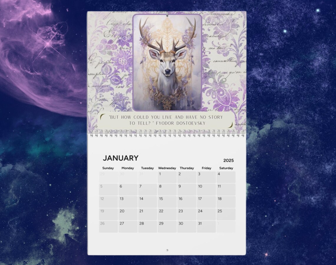 Lavender Inspired Elegant Calendar 2025 Nature and Theme Provence ...