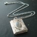 Silver Book Locket Necklace, Storybook Memory Jewelry - Etsy