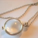 Silver Glass Locket Glass Picture Necklace Jewelry Heirloom Locket ...