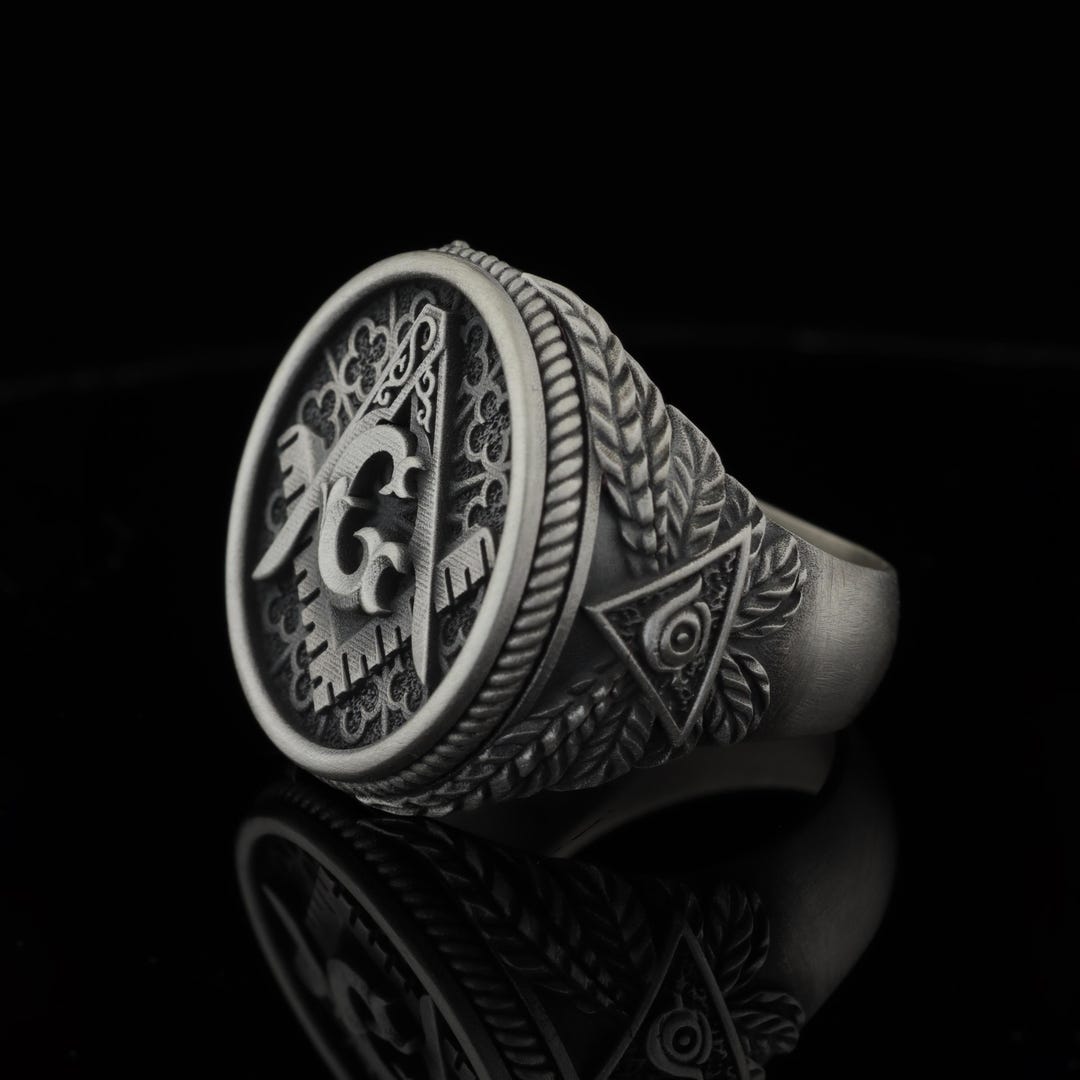 Punk Rock Ring, Sull Ring, 925 Sterling Silver, Black Tungsten Band ...