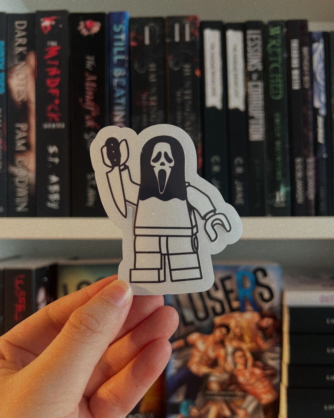 Ghostface Lego Sticker - Etsy