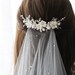GISELLA Bridal Headpiece, Crystal Bridal Hair Comb, Wedding Headpiece ...