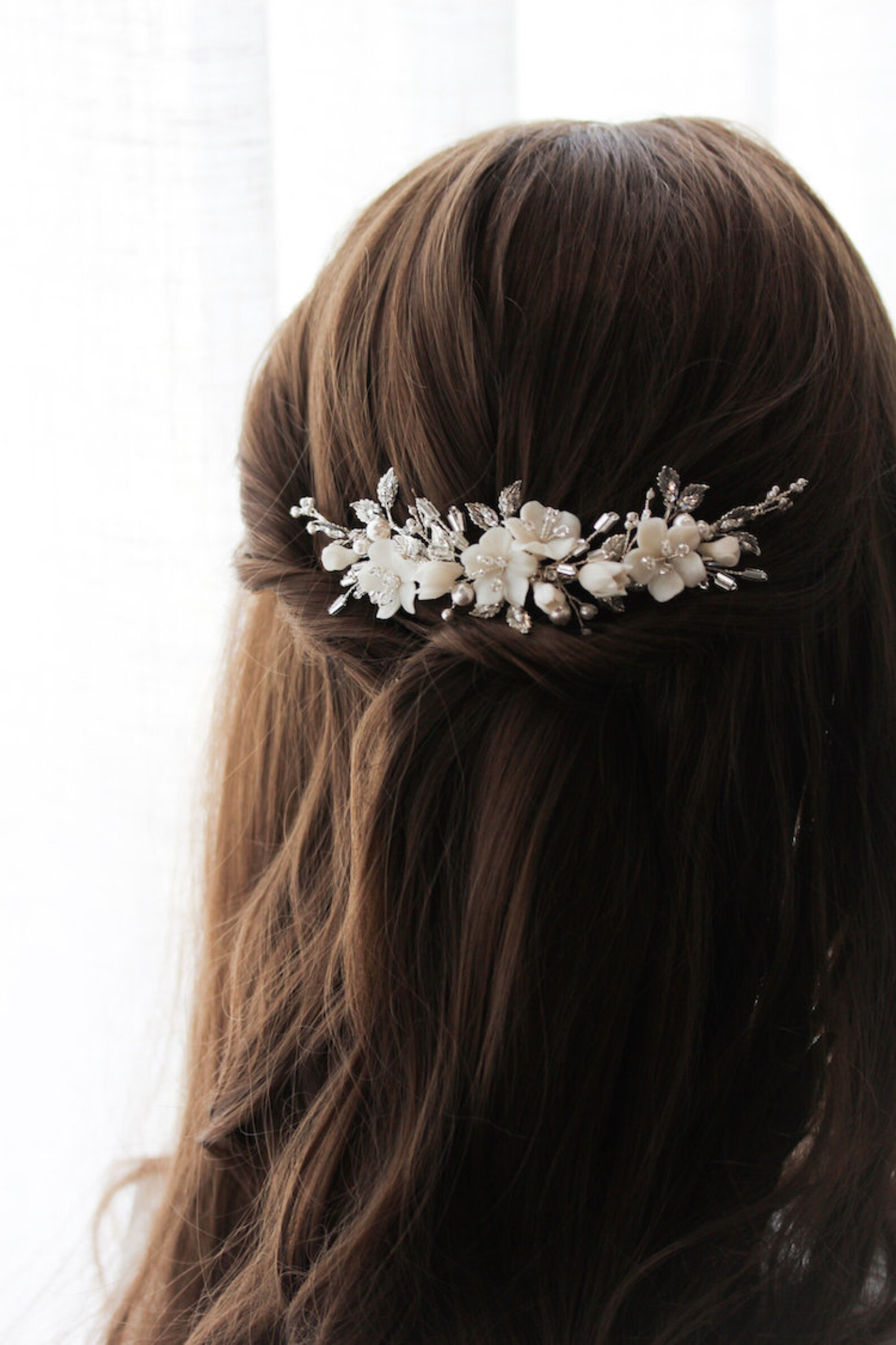 GISELLA Bridal Headpiece, Crystal Bridal Hair Comb, Wedding Headpiece ...