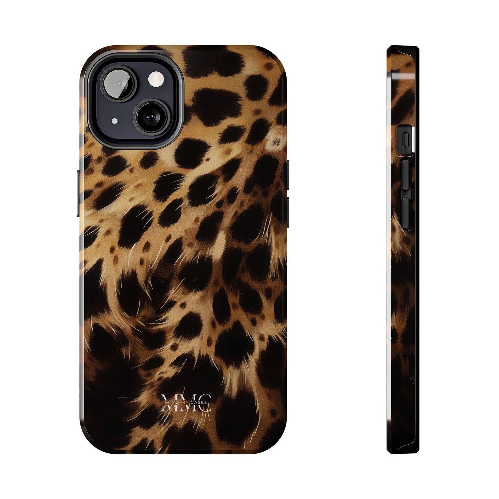New Handdrawn Modern Vintage Style Leopard Print Phone Case | Animal ...