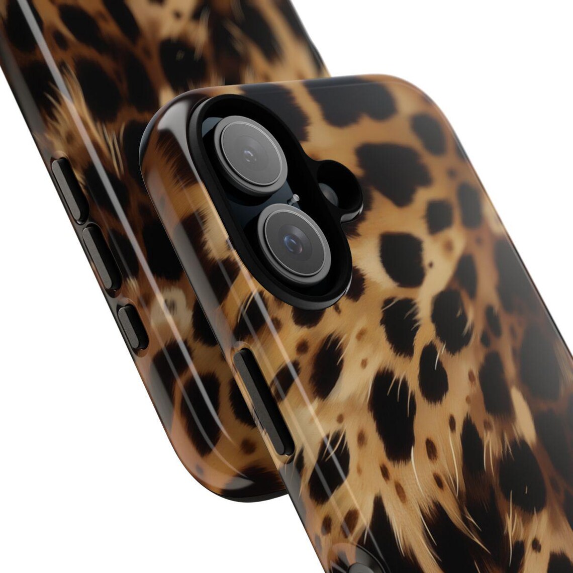 New Handdrawn Modern Vintage Style Leopard Print Phone Case | Animal ...