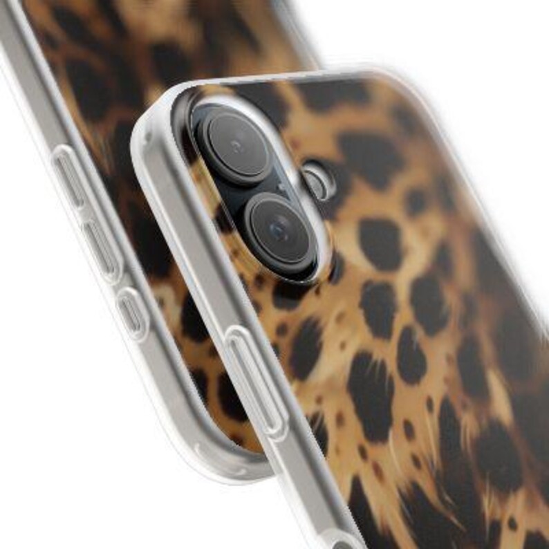 New Handdrawn Modern Vintage Style Leopard Print Phone Case | Animal ...