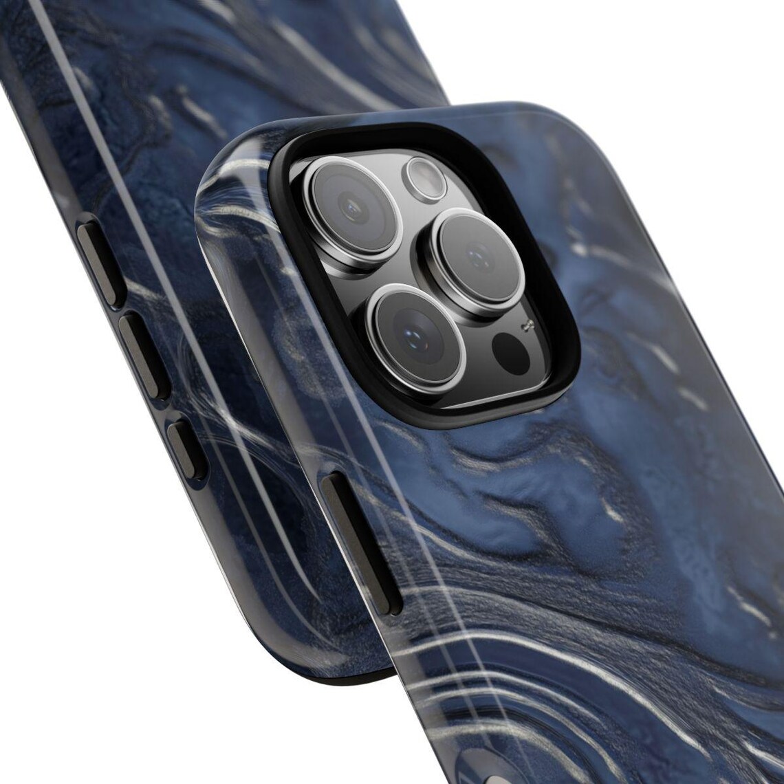 Abstract Blue Ocean Waves Phone Case | Zbrush Dark Blue Liquid Phone ...