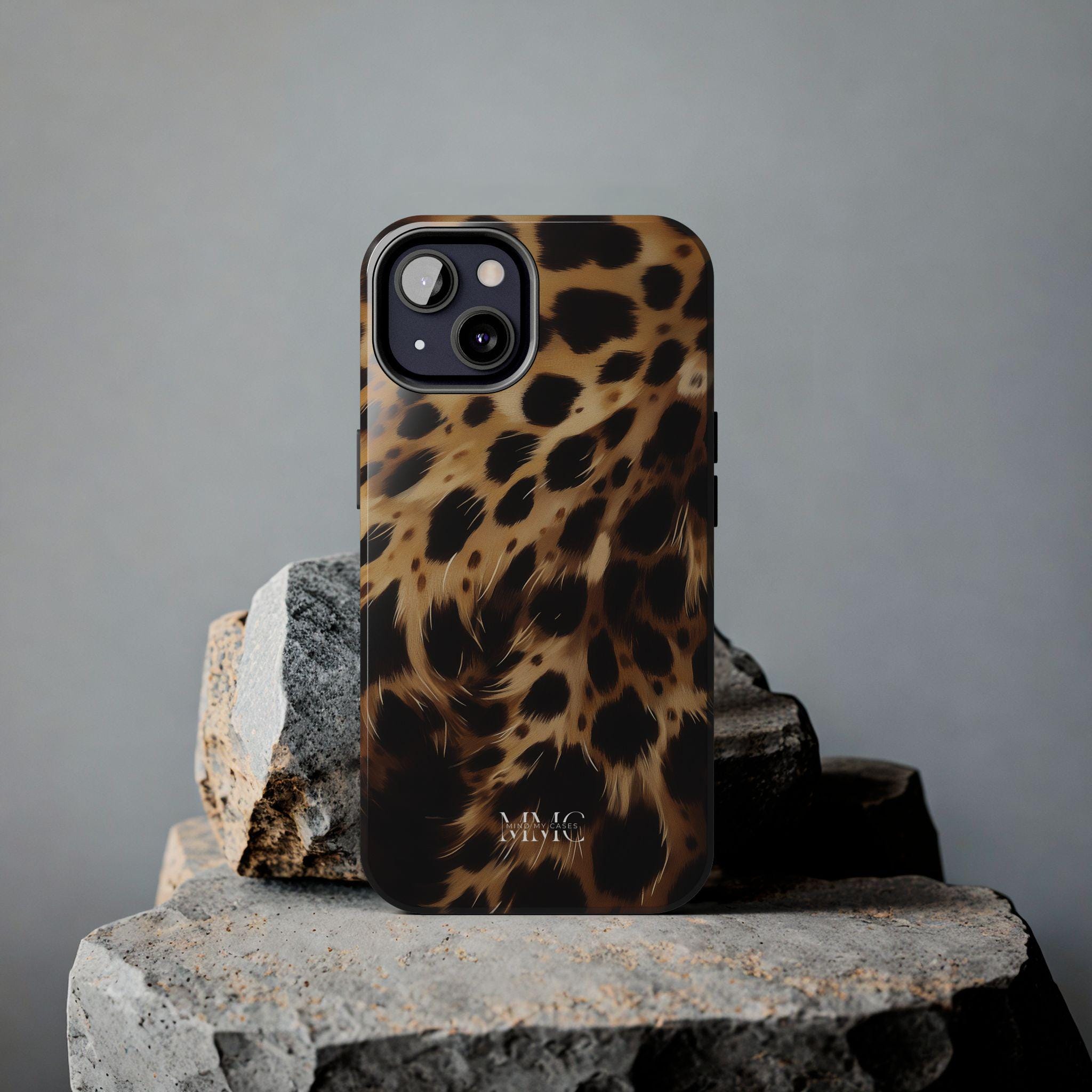 New Handdrawn Modern Vintage Style Leopard Print Phone Case | Animal ...