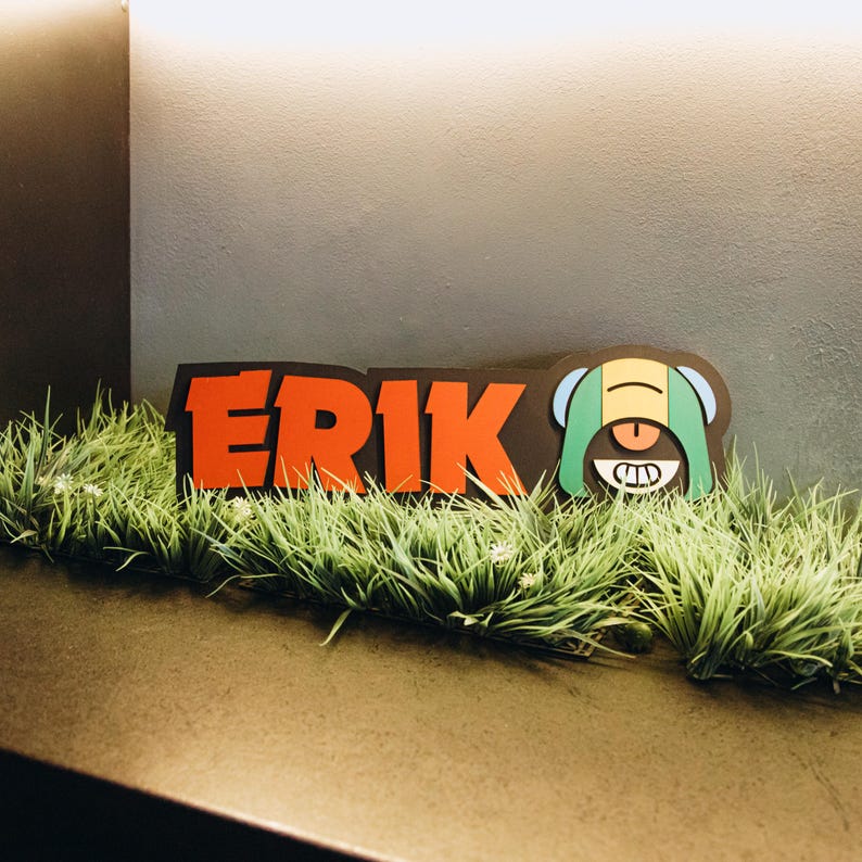 Personalized Brawl Stars Name Sign, Gift for Kids, Wall Wooden Letters ...