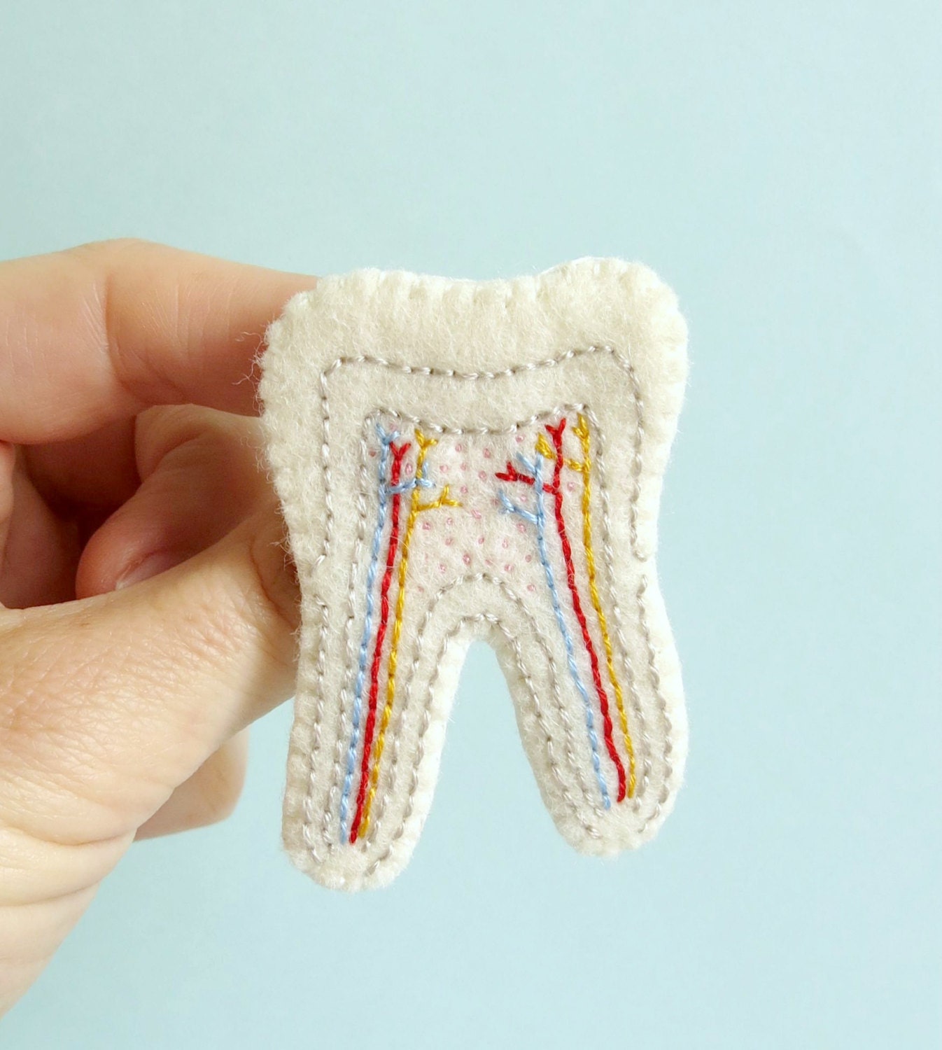 Tooth Cross Section Brooch Dental Pin Dentist Jewellery Teeth Jewelry ...