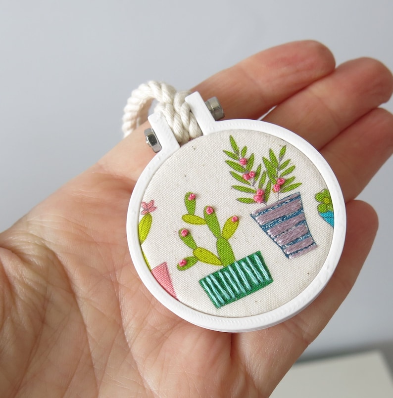 Mini Embroidery Hoop 40mm YELLOW Hoop Miniature Hoop for - Etsy