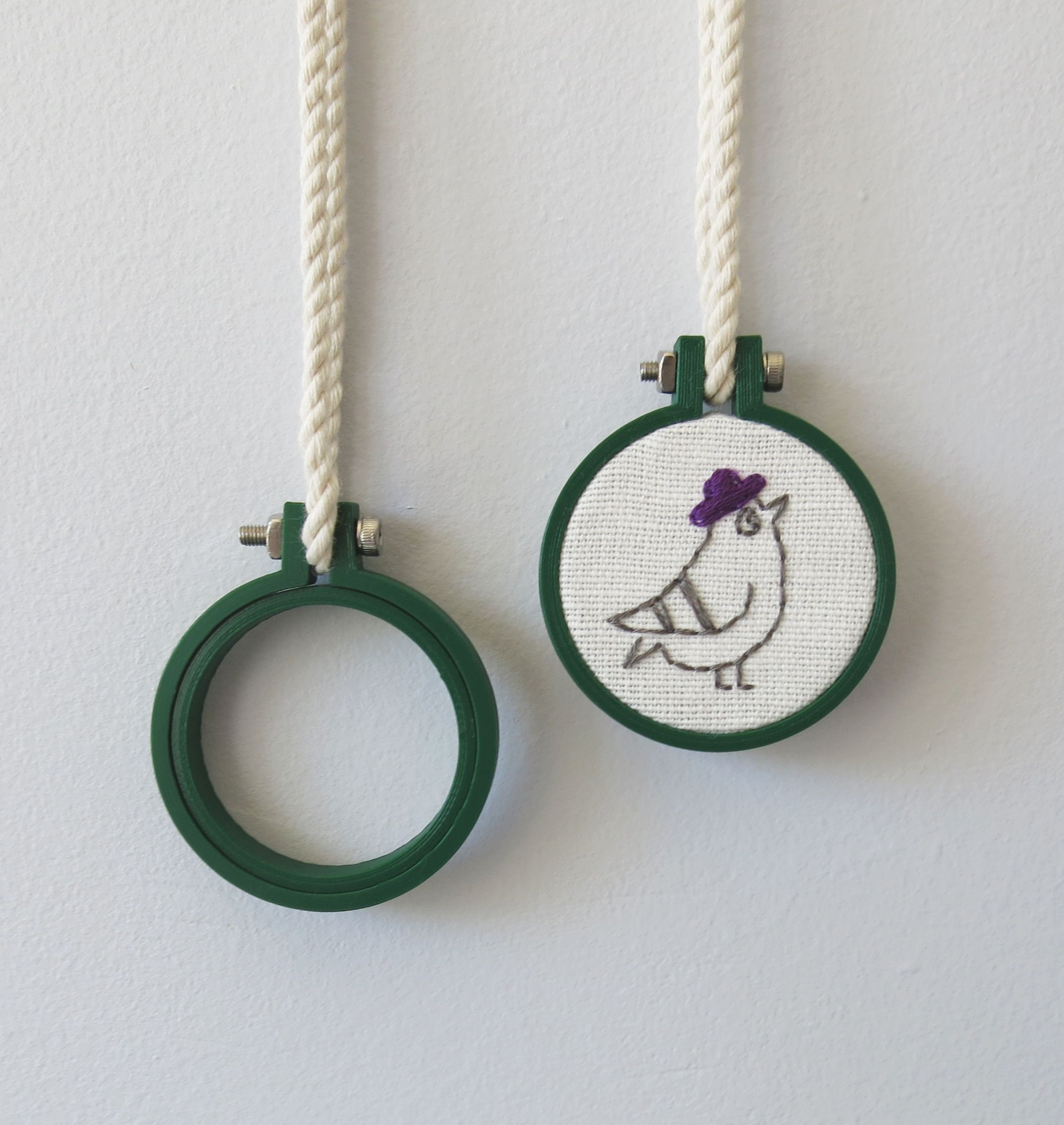 Mini Embroidery Hoop 40mm GREEN Hoop Miniature Hoop for - Etsy Australia