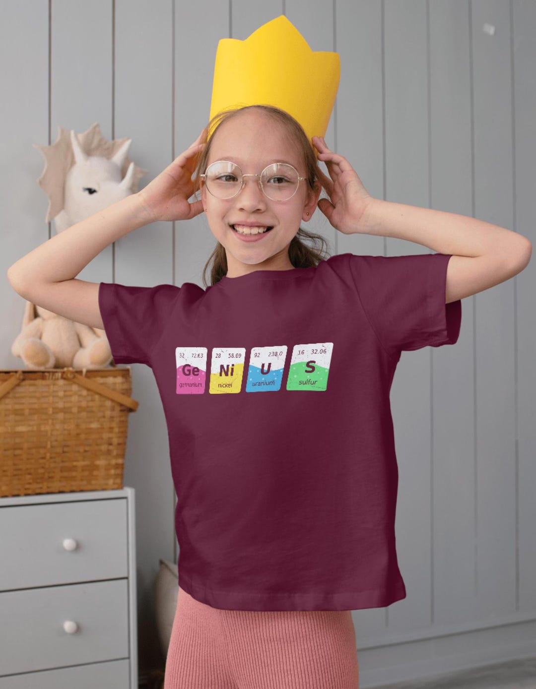 Cute Genius Shirt, Funny Science Tee, Sarcastic Chemist Gift, Nerdy ...