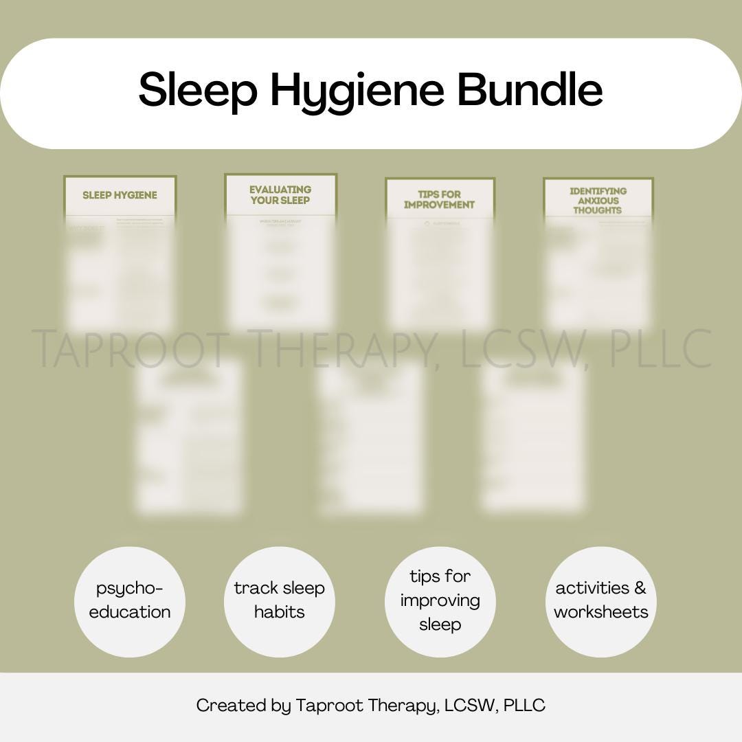 Sleep Hygiene Bundle - Etsy