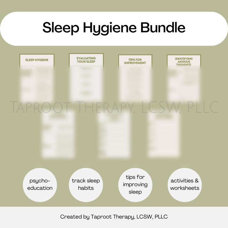 Sleep Hygiene Bundle - Etsy
