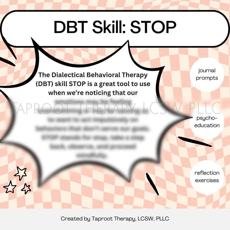 DBT Skill: STOP - Etsy