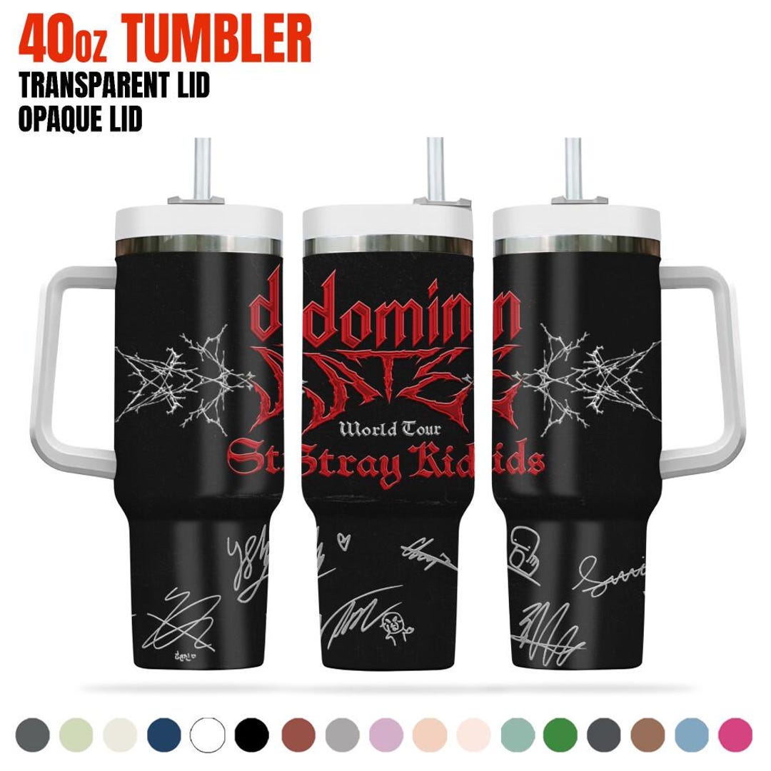 Straykids Signatures Members Tumbler 40oz, Dominate Tour 2025, SKZ Gift ...