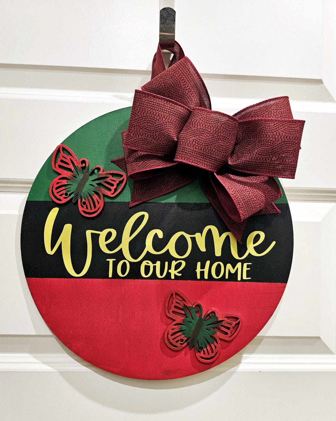 Juneteenth Door Sign | African American Wood Sign | Black History ...