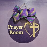 Multi-faith Prayer Room - Adhesive Door Sign, Gold / Silver / Copper or ...