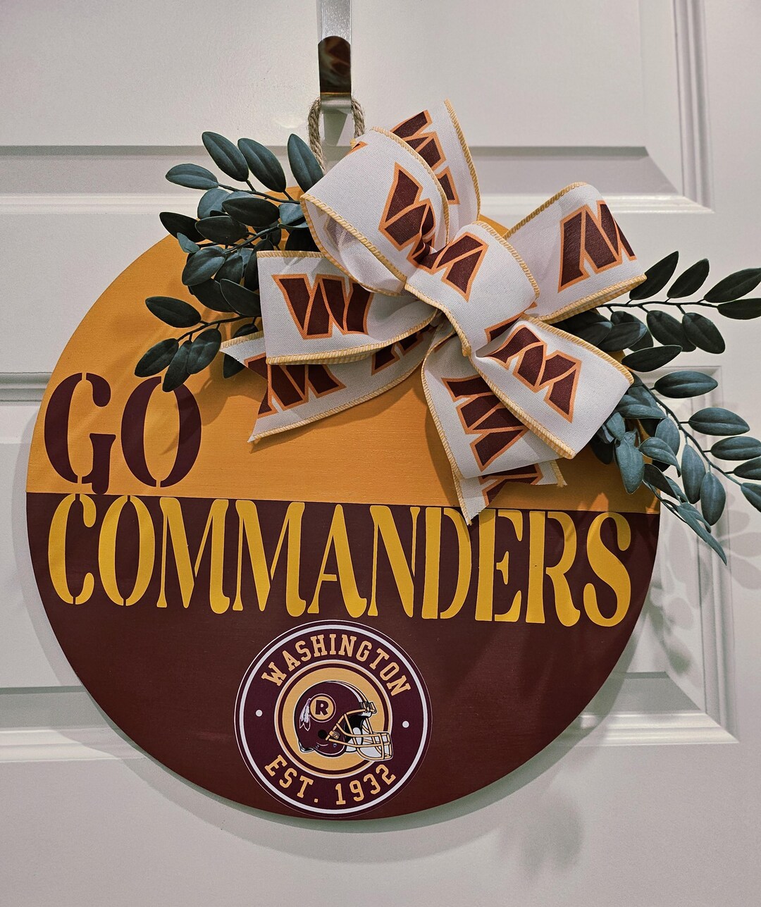 NFL Washington Commanders Wood Door & Wall Sign - Etsy