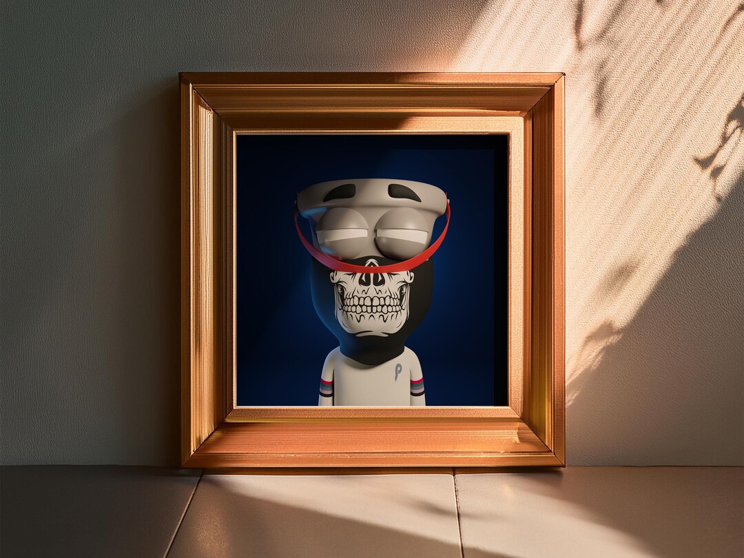 3d Character Illustration Buckethead Art V9 - Etsy