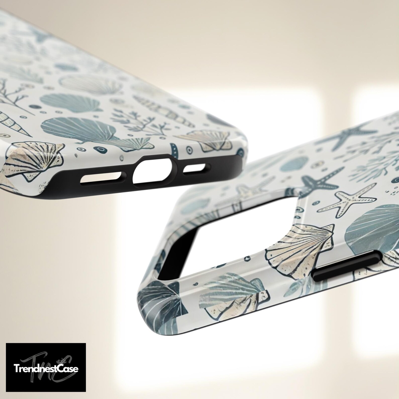 Seashell Starfish Phone Case: Coastal Beach iPhone Samsung Case - Etsy