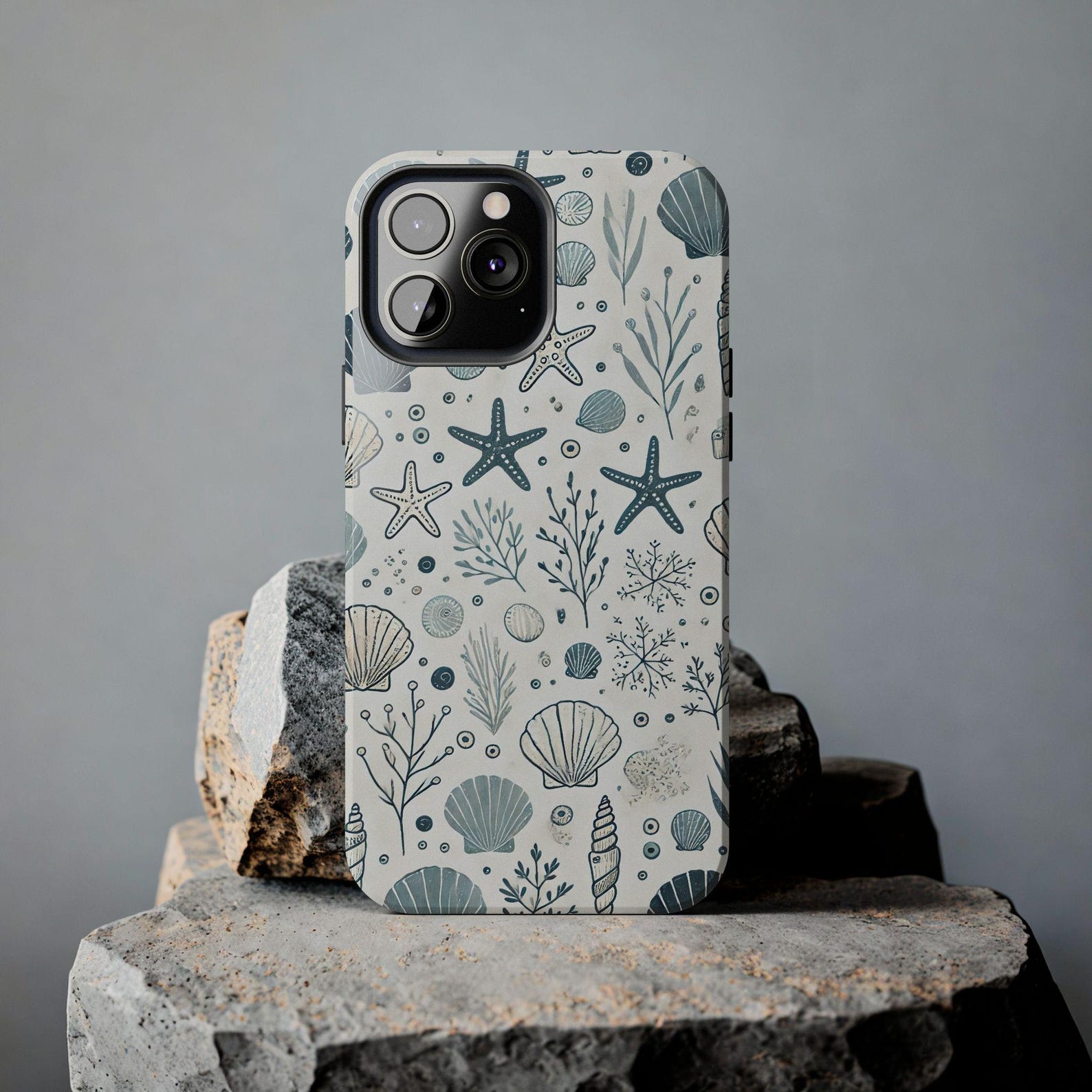 Seashell Starfish Phone Case: Coastal Beach iPhone Samsung Case - Etsy