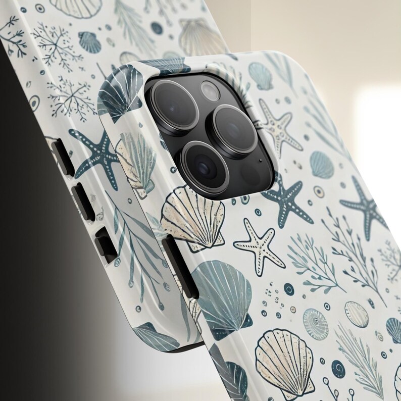 Seashell Starfish Phone Case: Coastal Beach iPhone Samsung Case - Etsy