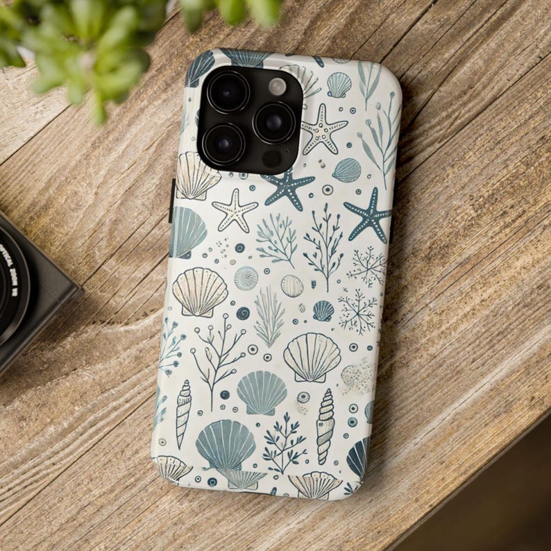 Seashell Starfish Phone Case: Coastal Beach iPhone Samsung Case - Etsy
