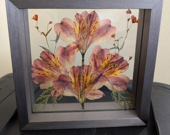 Pressed Flowers Art Frame/dried Flower Frame - Etsy