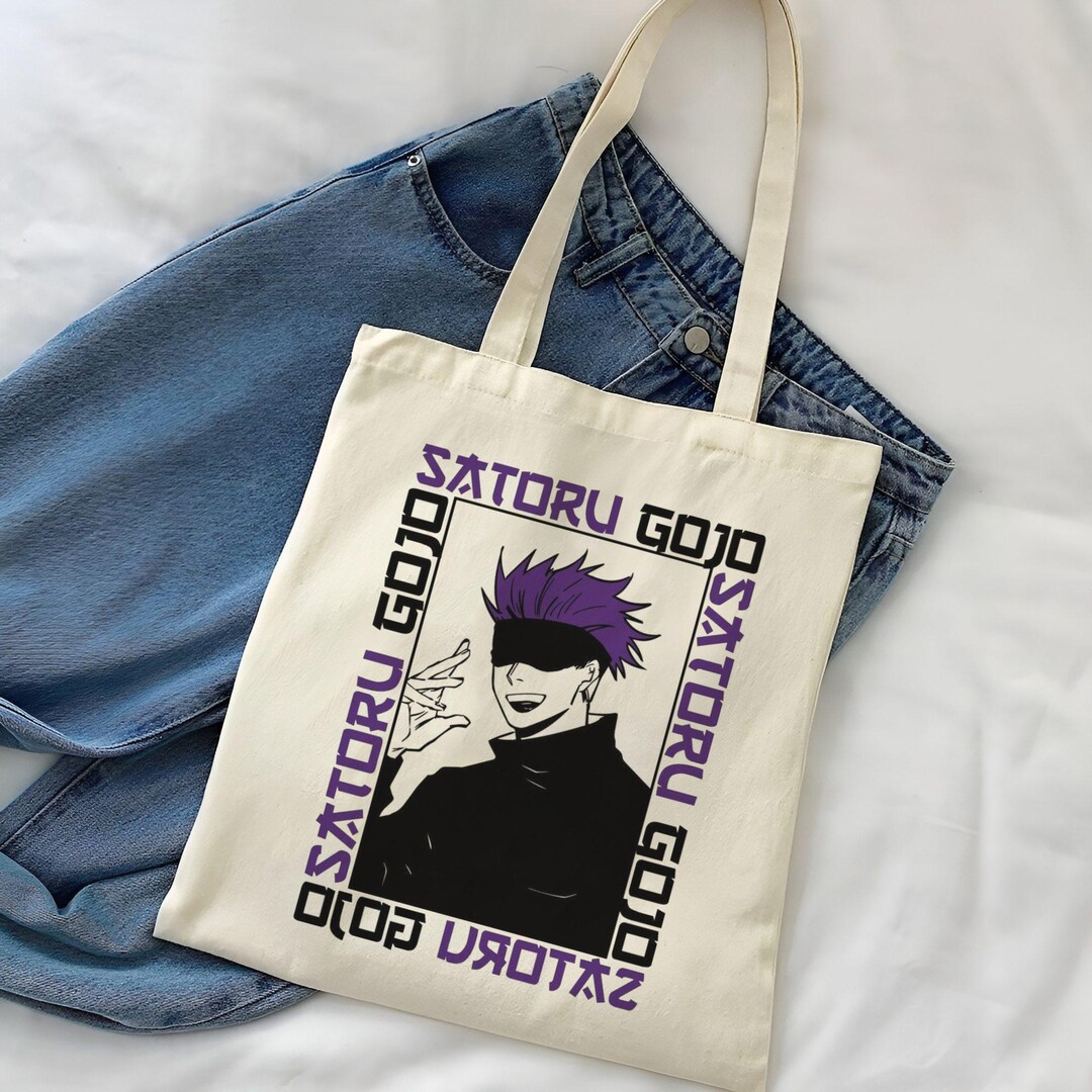 Gojo Satoru, Jujutsu Kaisen, Kawaii Gift Anime Gift Cotton Tote Bag - Etsy