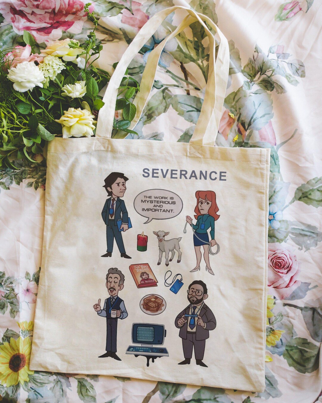 Fan Art MDR Crew Severance Tv Show Cotton Tote Bag Gift - Etsy