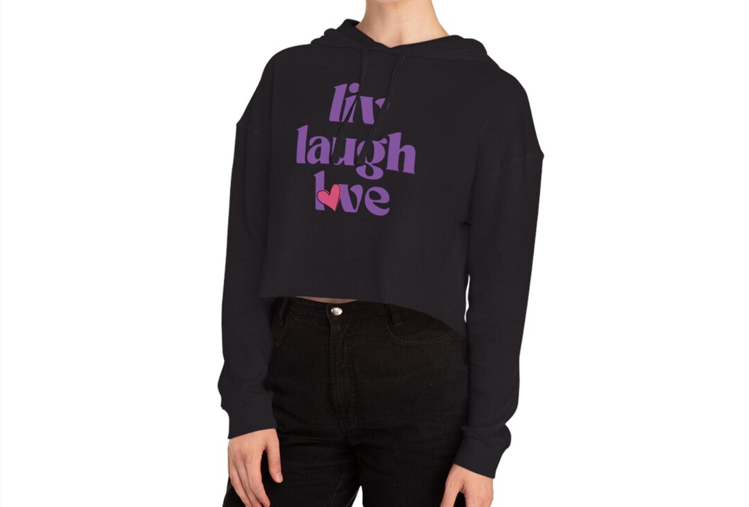 Olivia Rodrigo 'liv Laugh Love' Cropped Hoodie Guts World Tour Merch ...