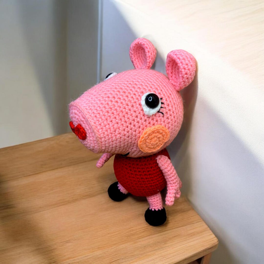 Peppa Pig Crochet Pattern Cute Piggy Crochet Peppa Pig Amigurumi ...