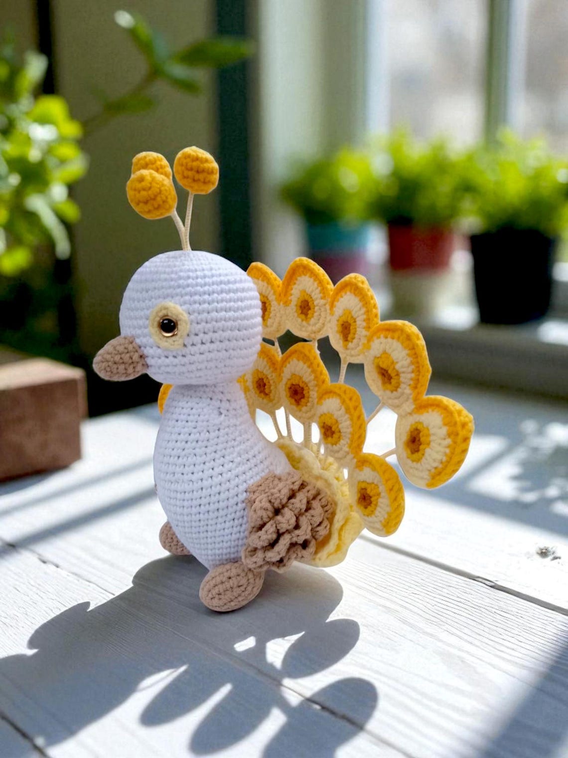 Peacock Crochet Pattern: Elegant Bird Amigurumi (PDF Download) - Etsy