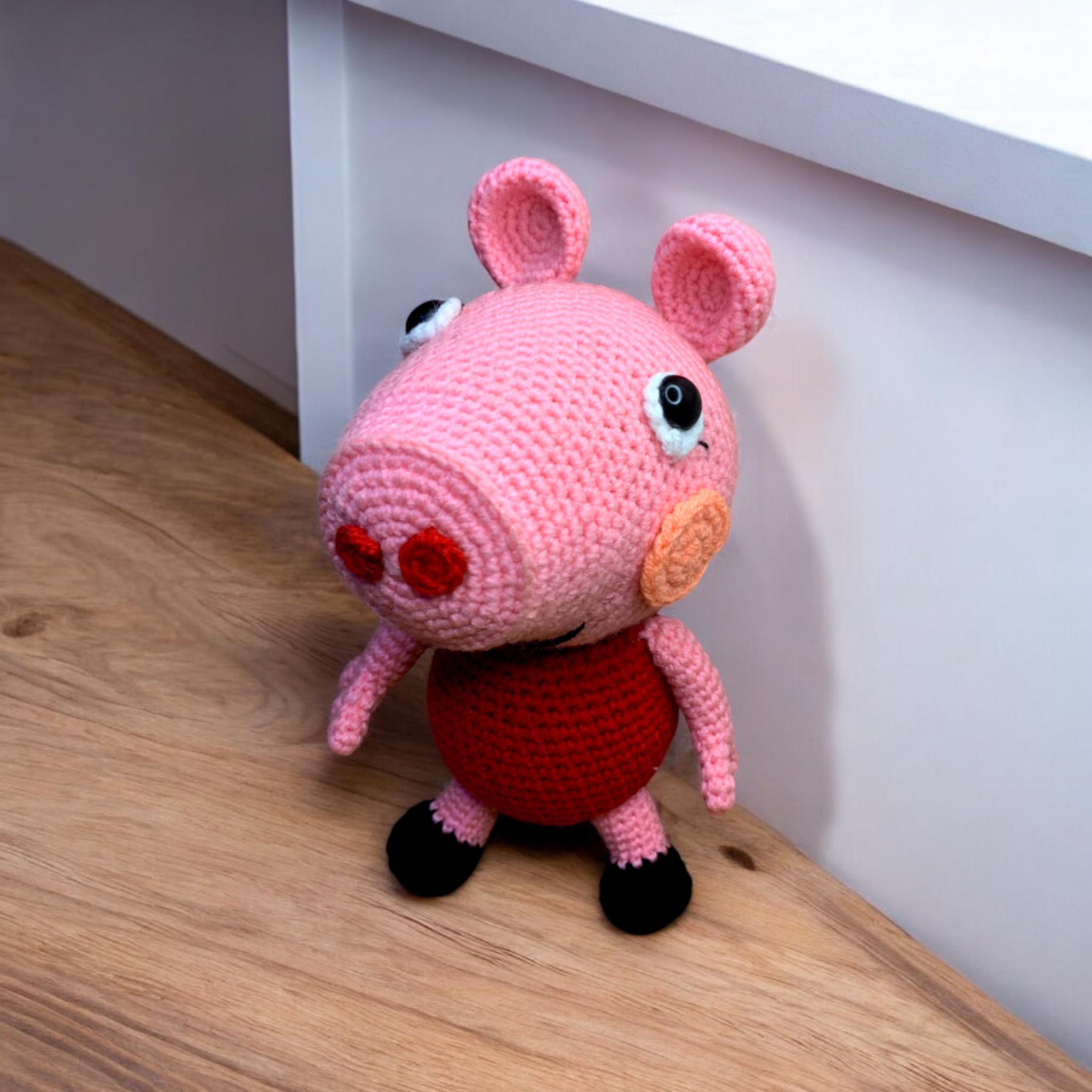 Peppa Pig Crochet Pattern Cute Piggy Crochet Peppa Pig Amigurumi ...