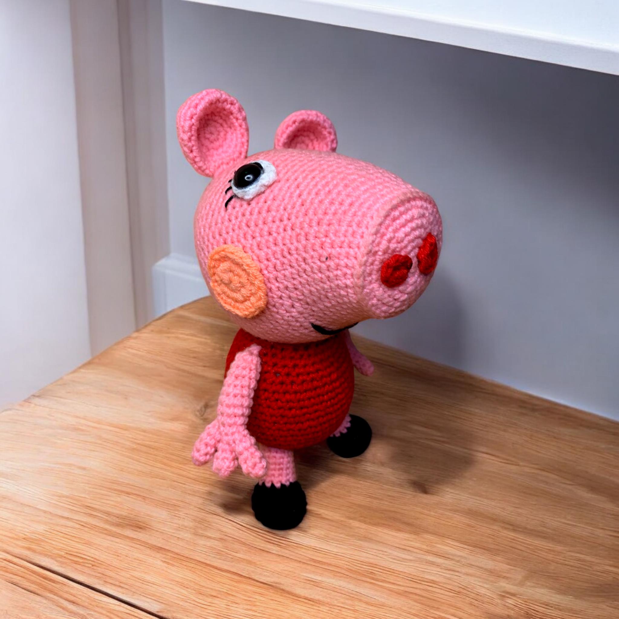 Peppa Pig Crochet Pattern Cute Piggy Crochet Peppa Pig Amigurumi ...