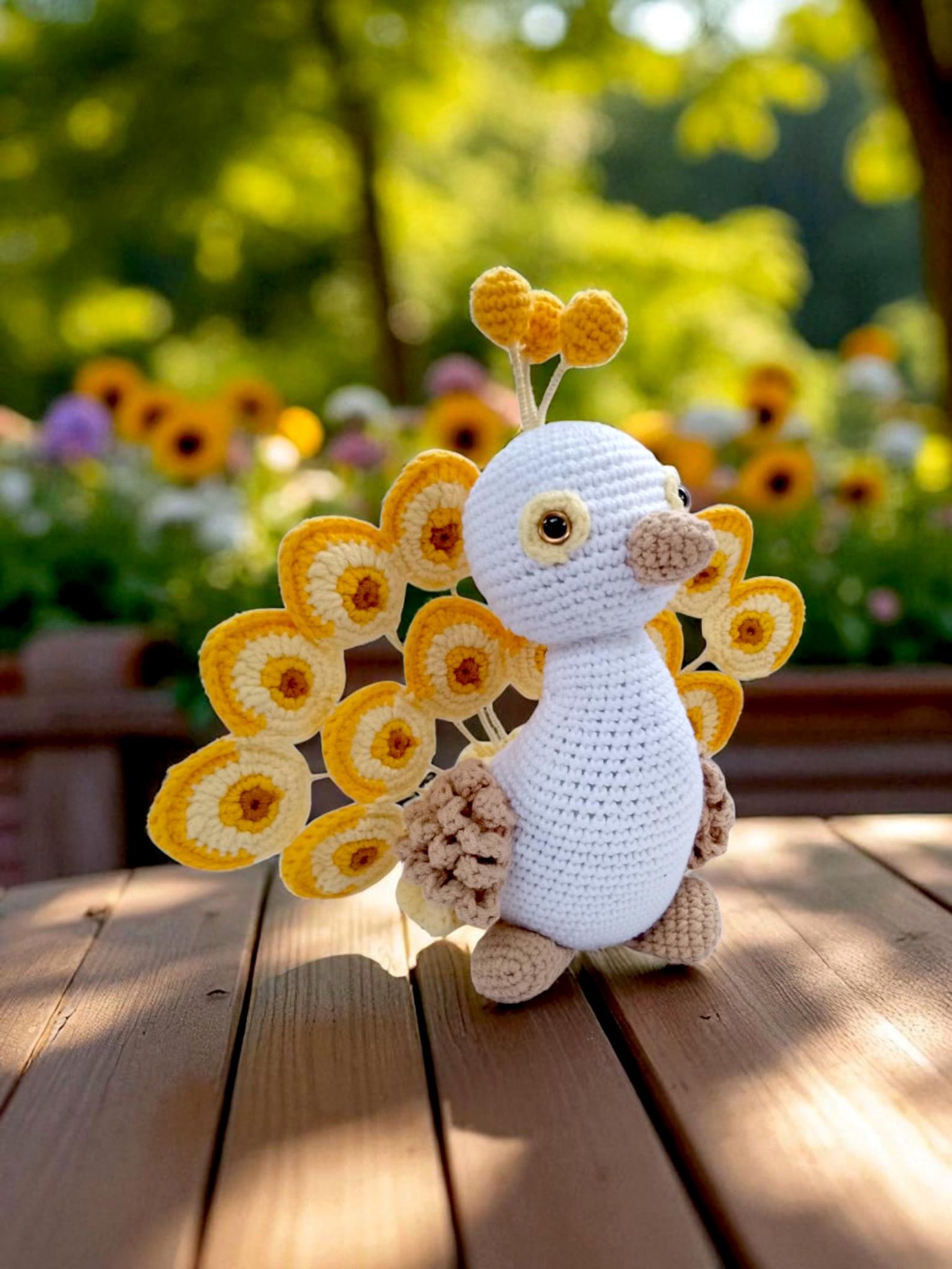 Peacock Crochet Pattern: Elegant Bird Amigurumi (PDF Download) - Etsy