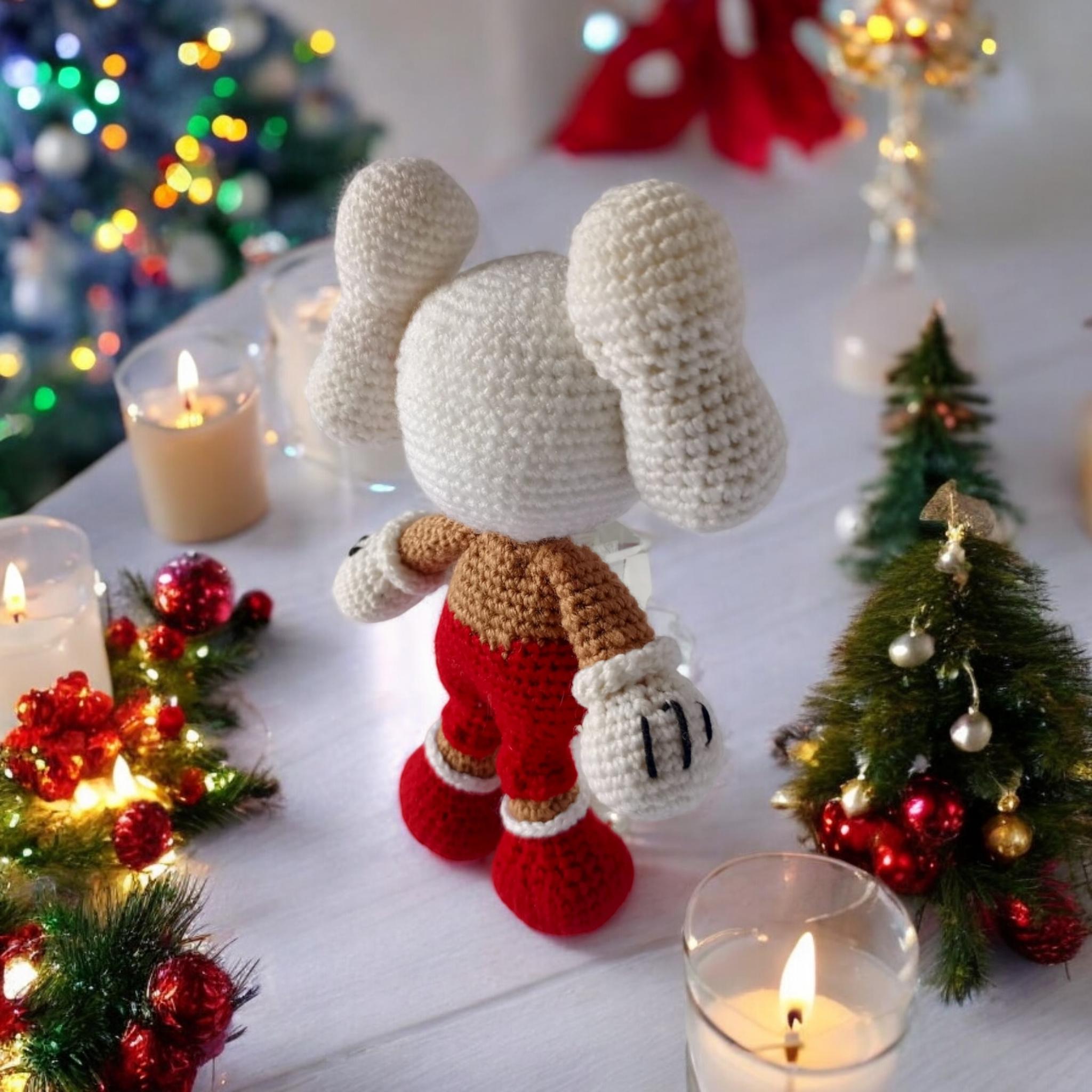 Christmas Kaws Crochet Pattern｜kaws Amigurumi ｜crochet Kaws Pattern ...