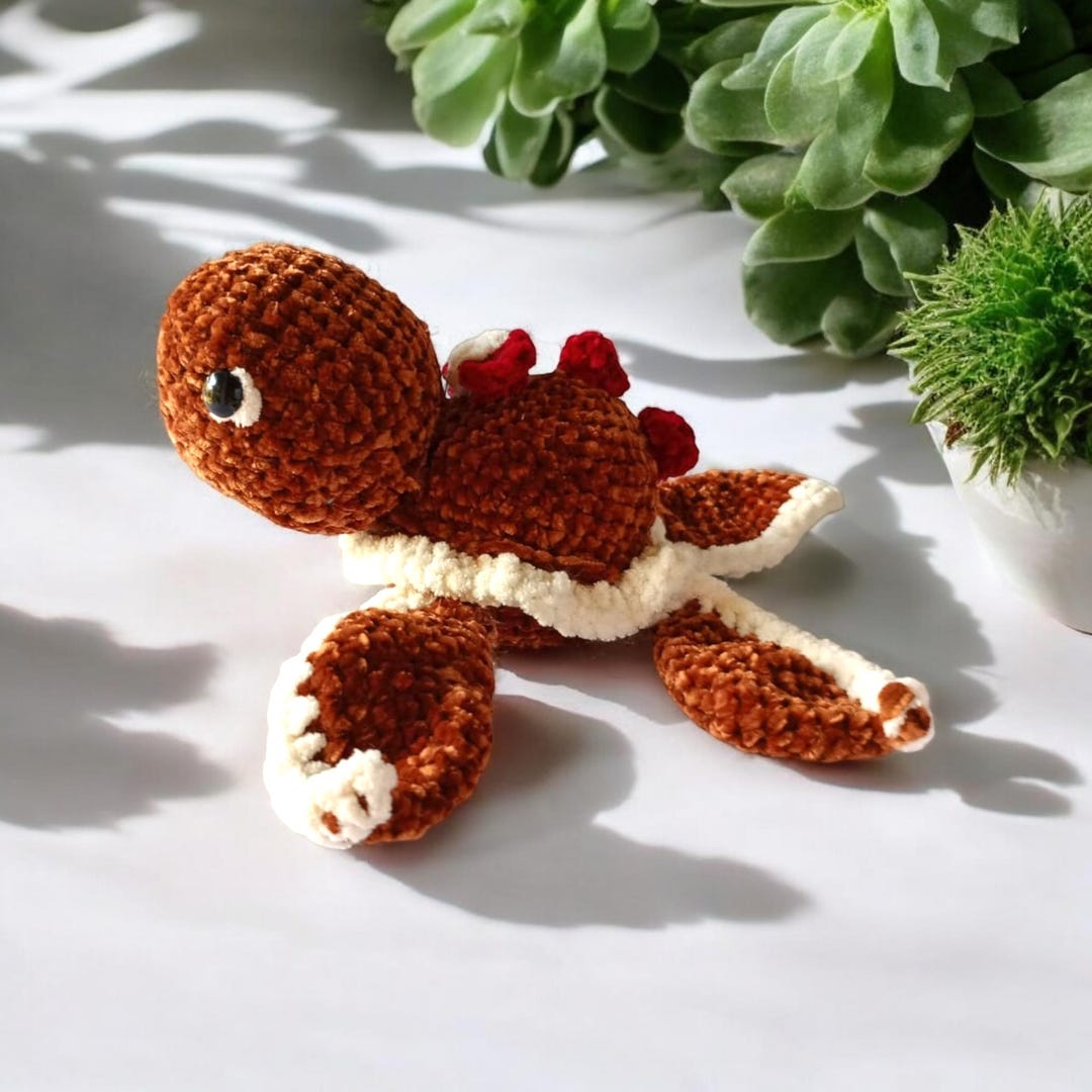 Gingerbread Turtle Crochet Pattern | Crochet Gingerbread Pattern Turtle ...