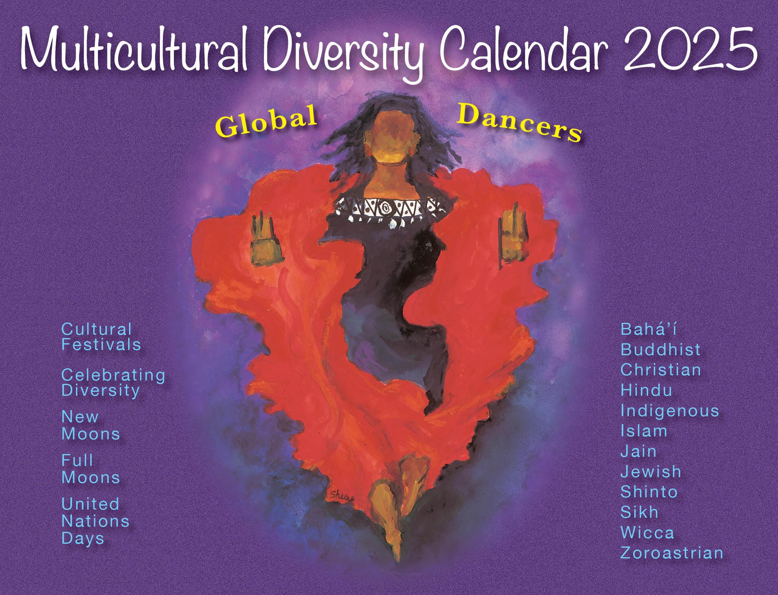 2025 Multicultural Calendar With Religious and Cultural Holidays ...